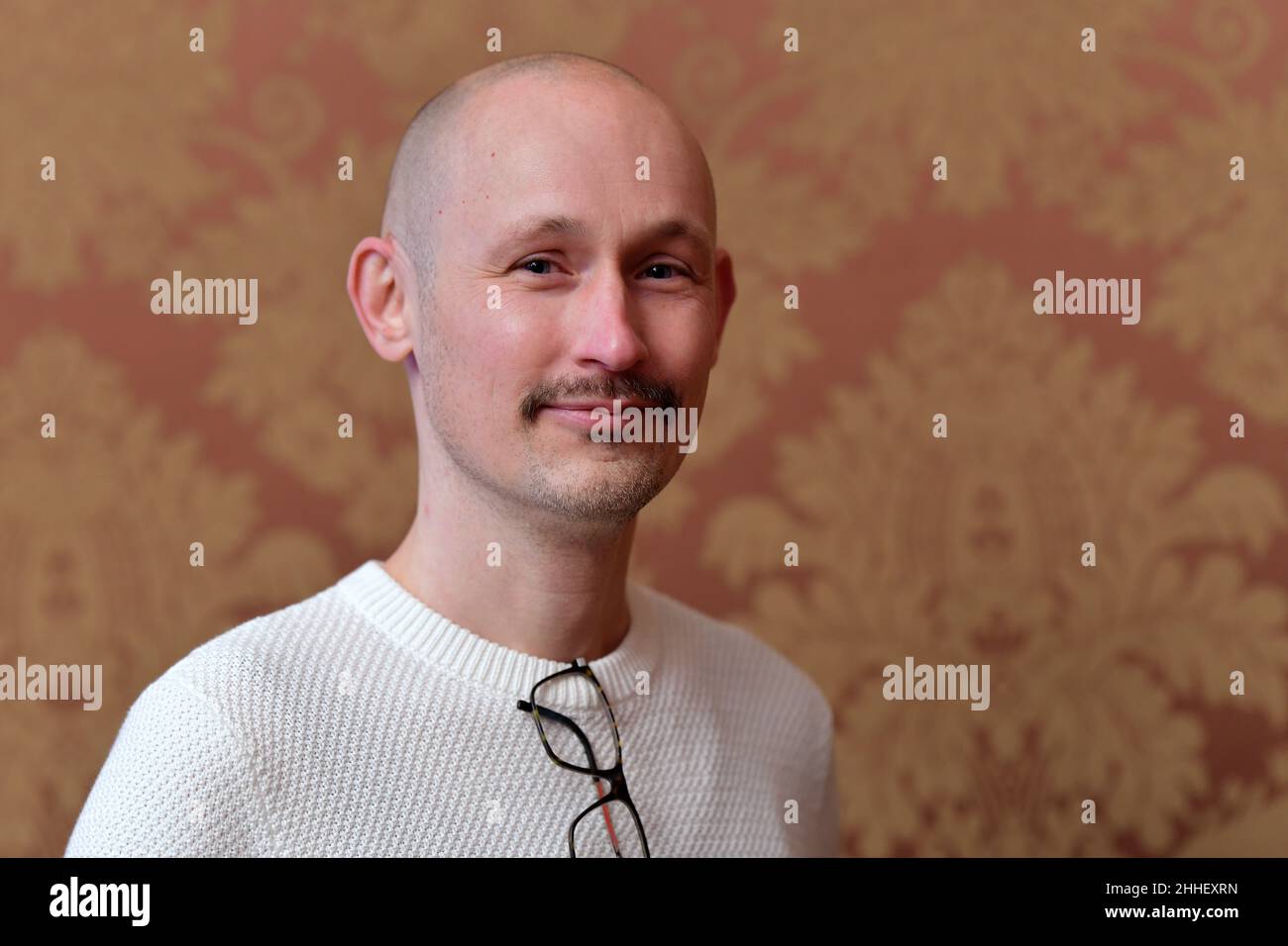 Bremen, Germany. 24th Jan, 2022. Matthias Senkel, writer, and winner of ...