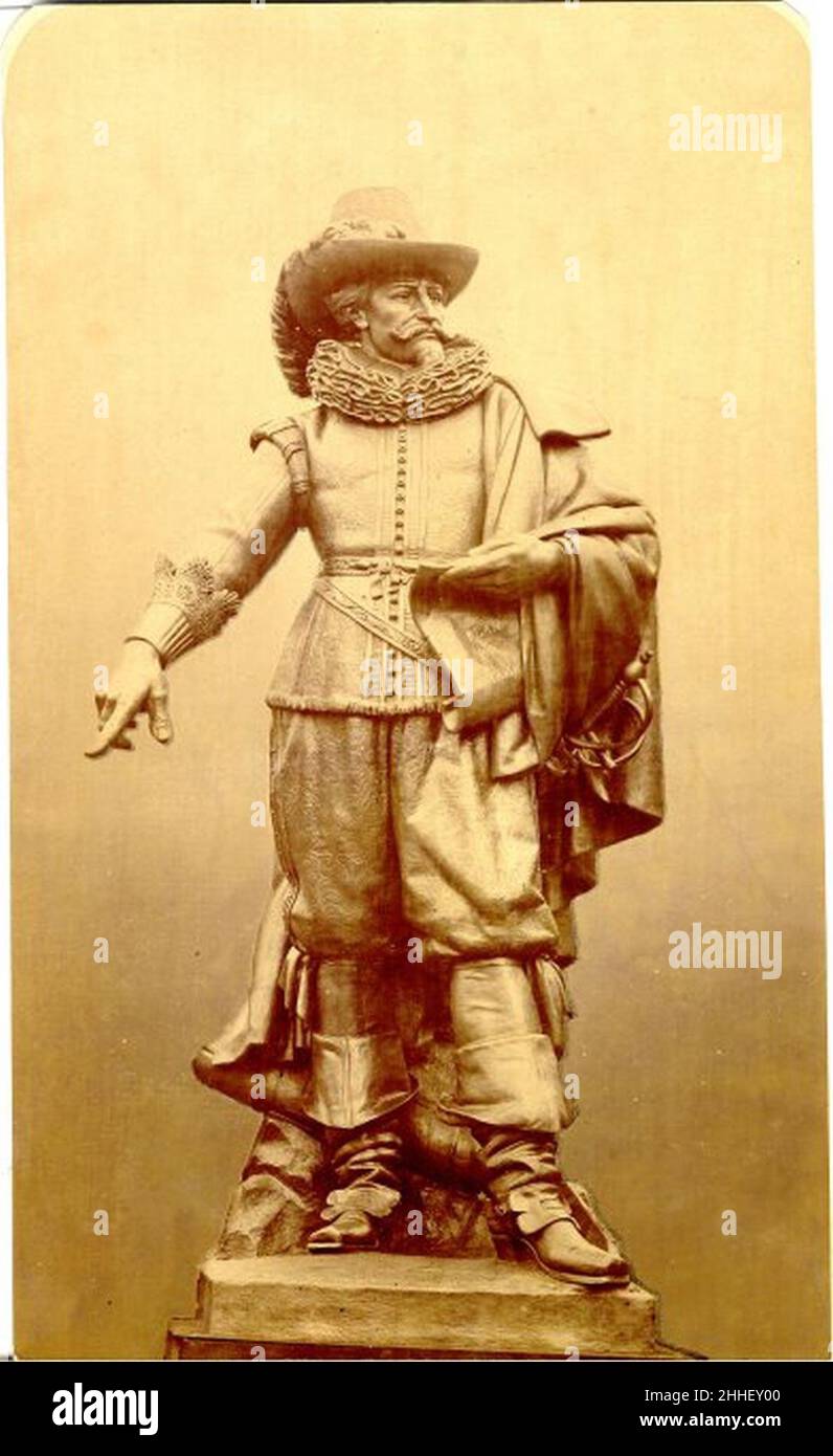 Standbeeld van J.Pz. Coen te Batavia, 1873 Stock Photo - Alamy