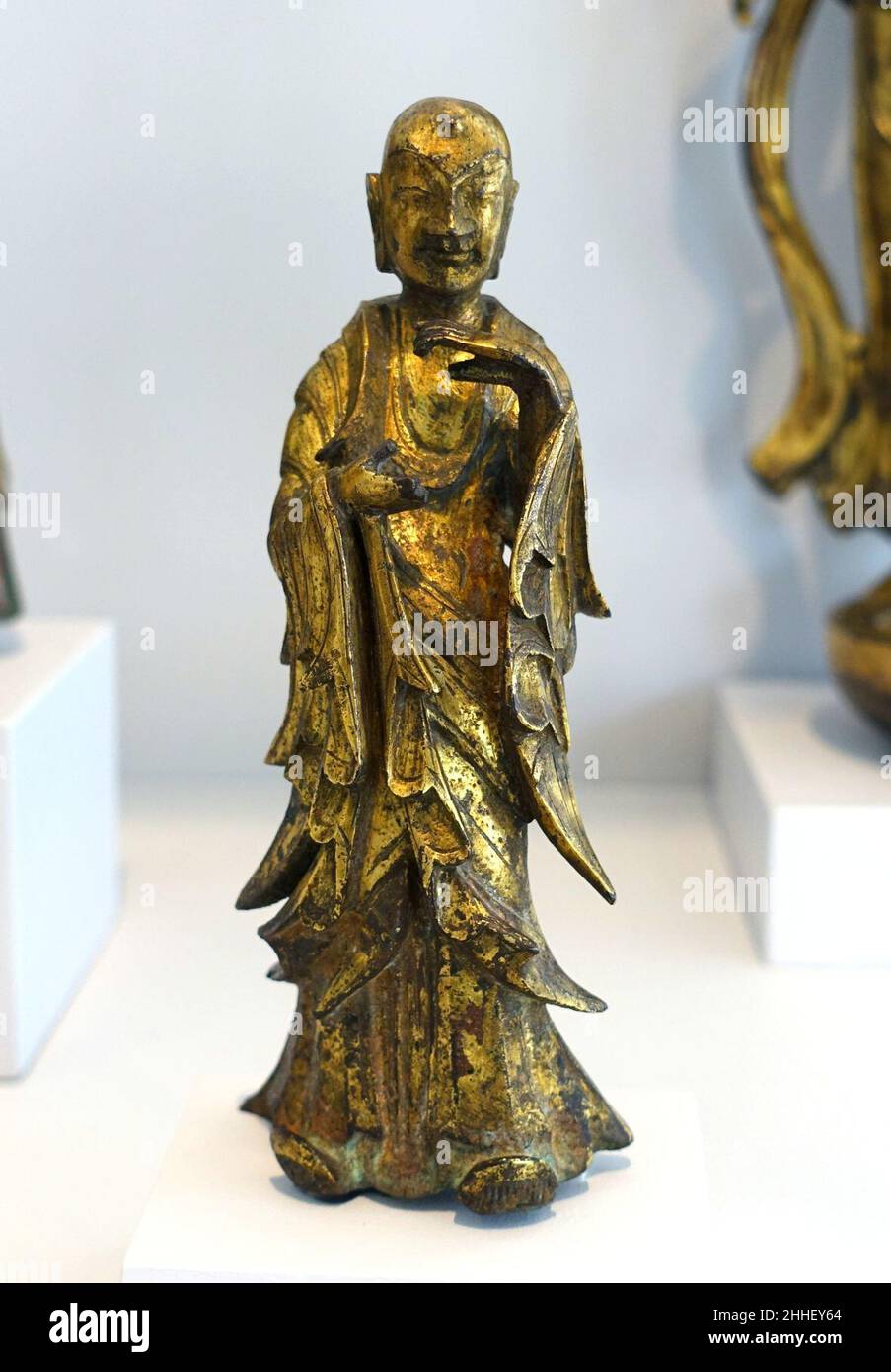 Standing Buddhist Monk, China, Northern Wei dynasty, early 6th century ...