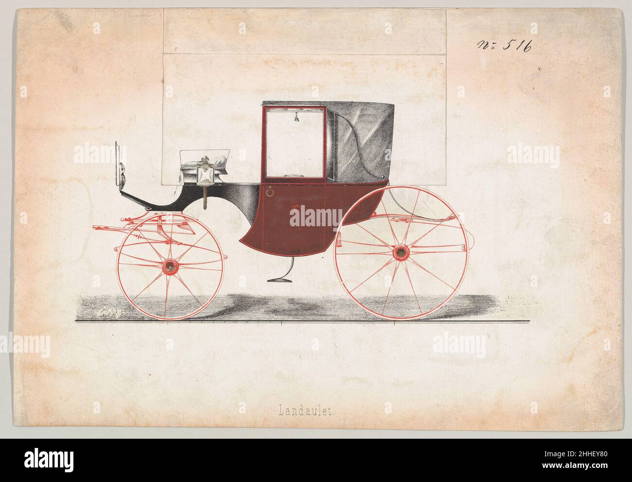 Landaulet #516 ca. 1860 Brewster & Co. American Brewster & Company ...