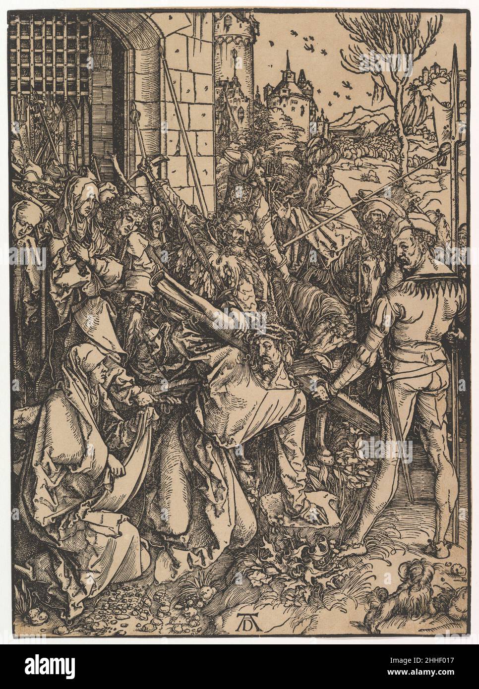 Christ Carrying the Cross, from The Large Passion ca. 1498 Albrecht ...