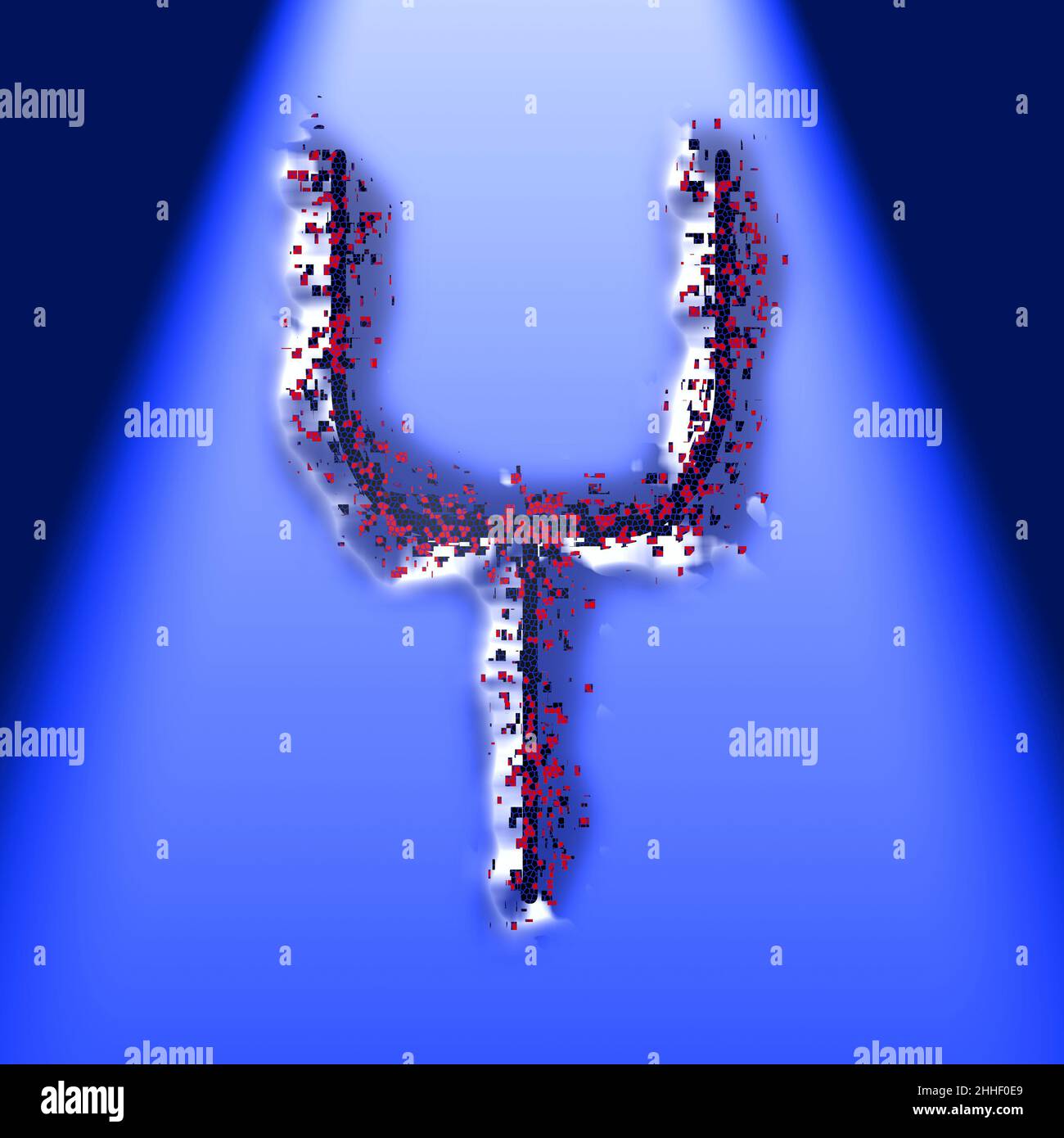 Monogram of uppercase character Y , on stage Stock Photo - Alamy