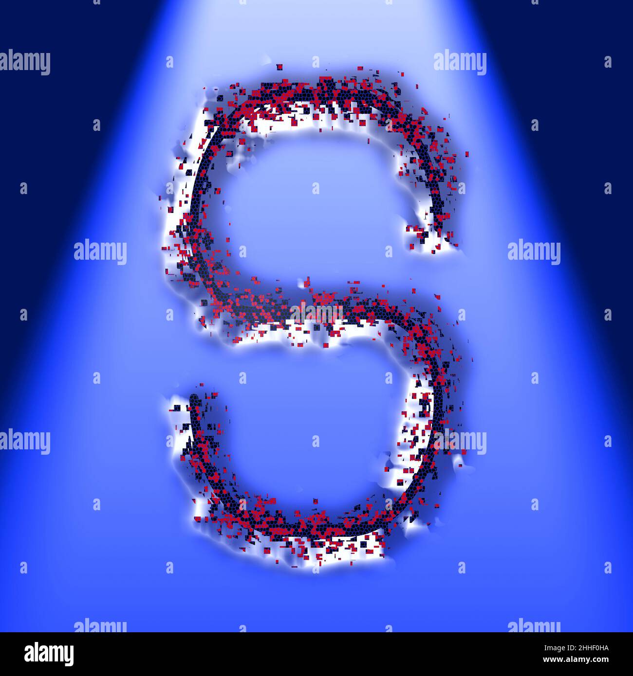 Mosaic monogram hi-res stock photography and images - Alamy