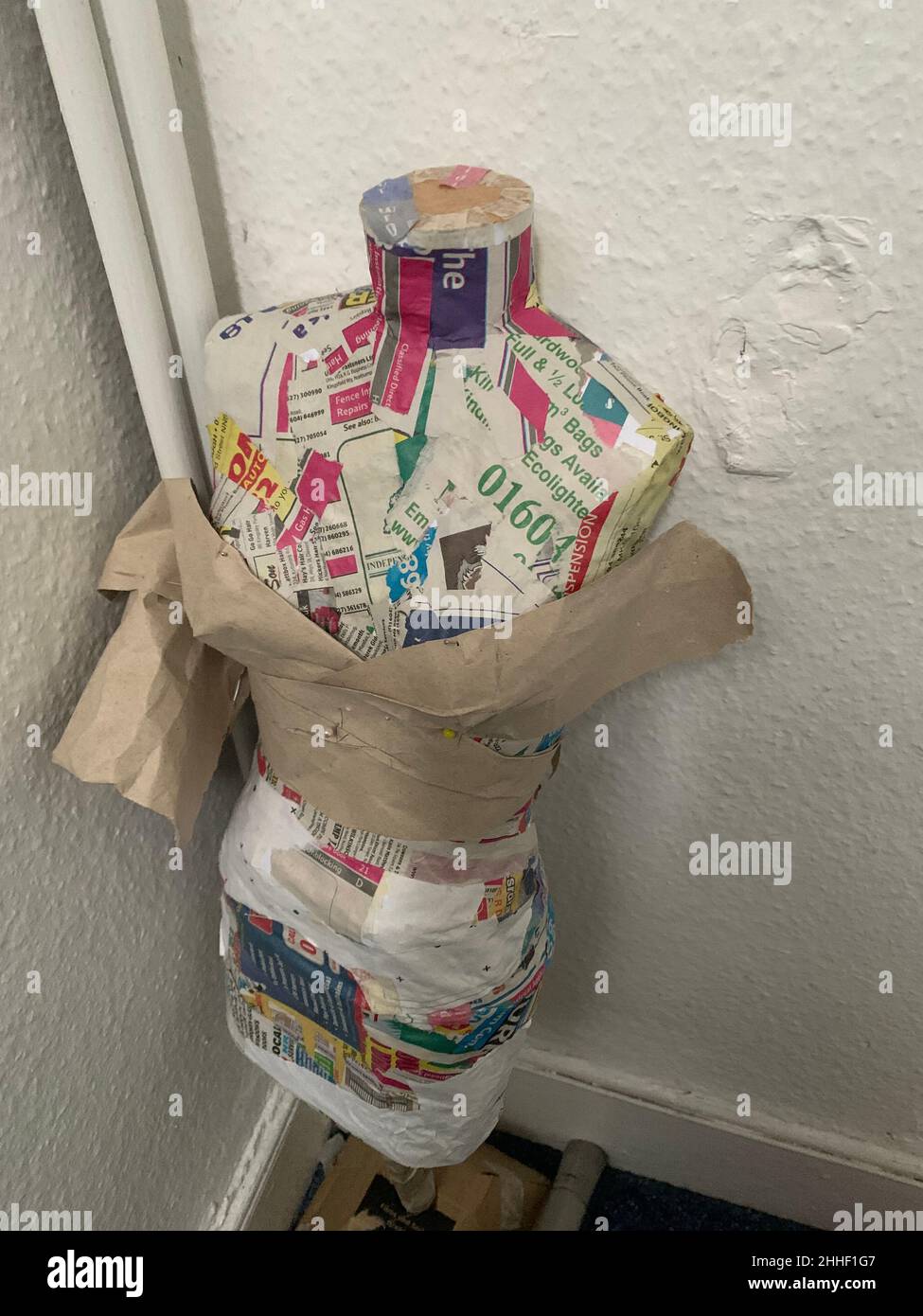 manikin or dummy in a hall decorated by students Stock Photo - Alamy