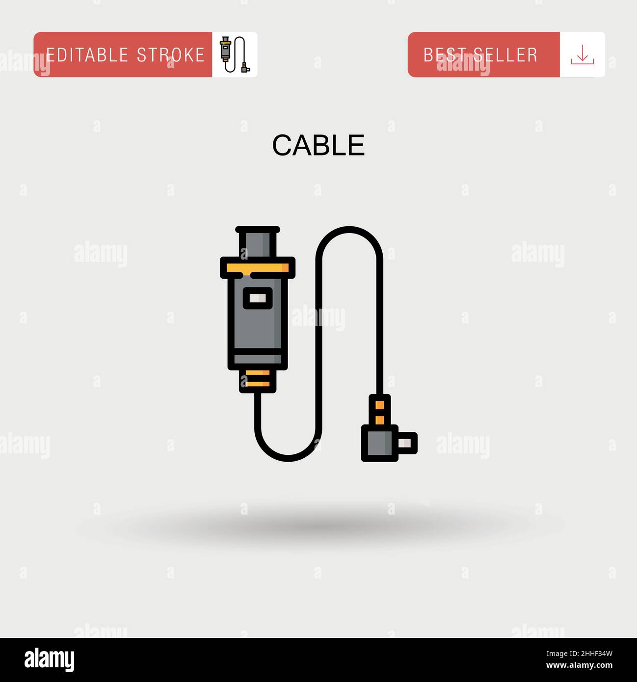 Power cabling Stock Vector Images - Alamy