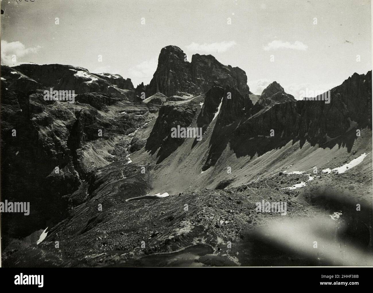 Standpunkt Toblingerknoten, Zinnenplateau, Rotwandspitz, Elferkofel ...