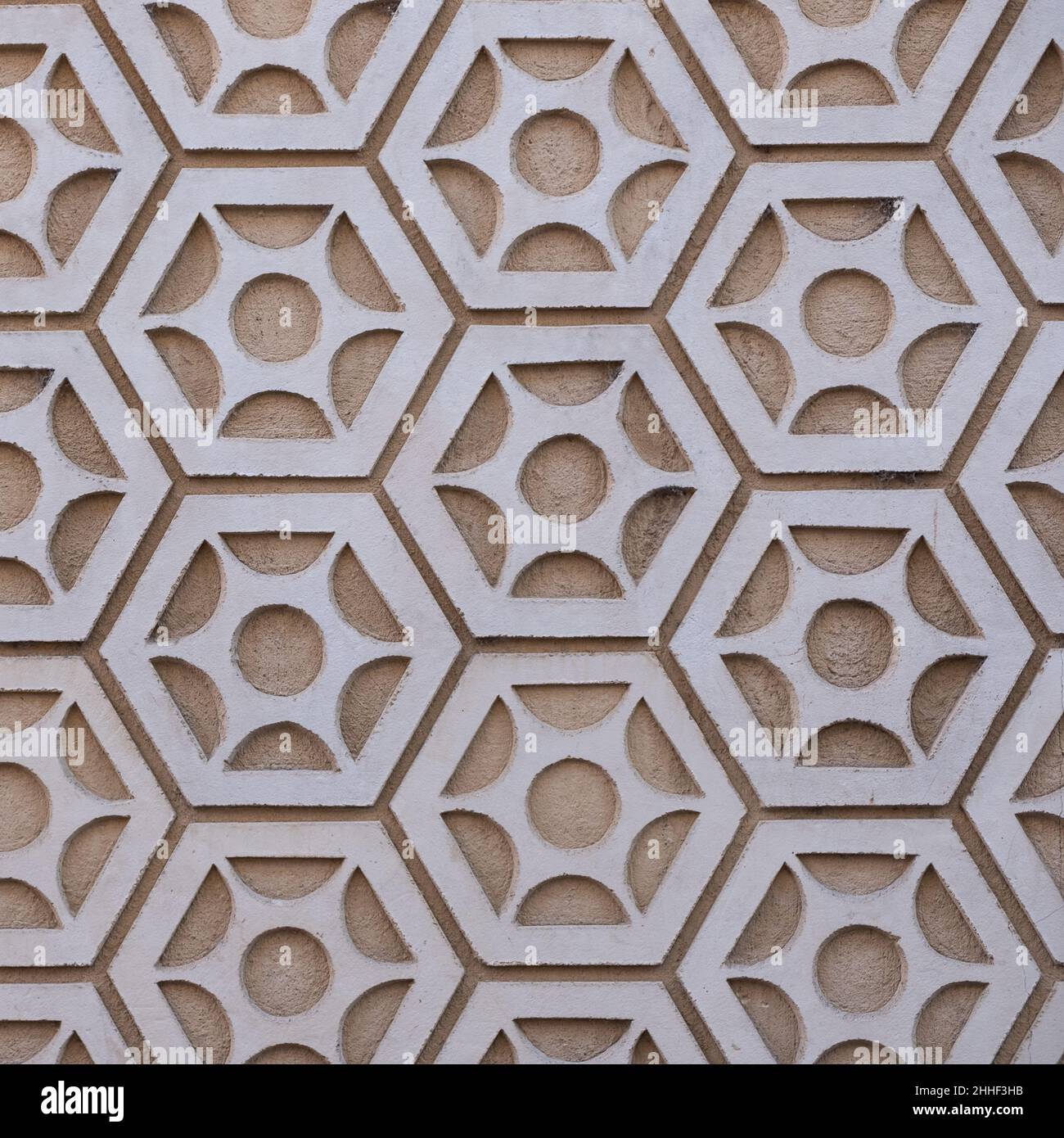 wall background with embossed decoration Stock Photo - Alamy