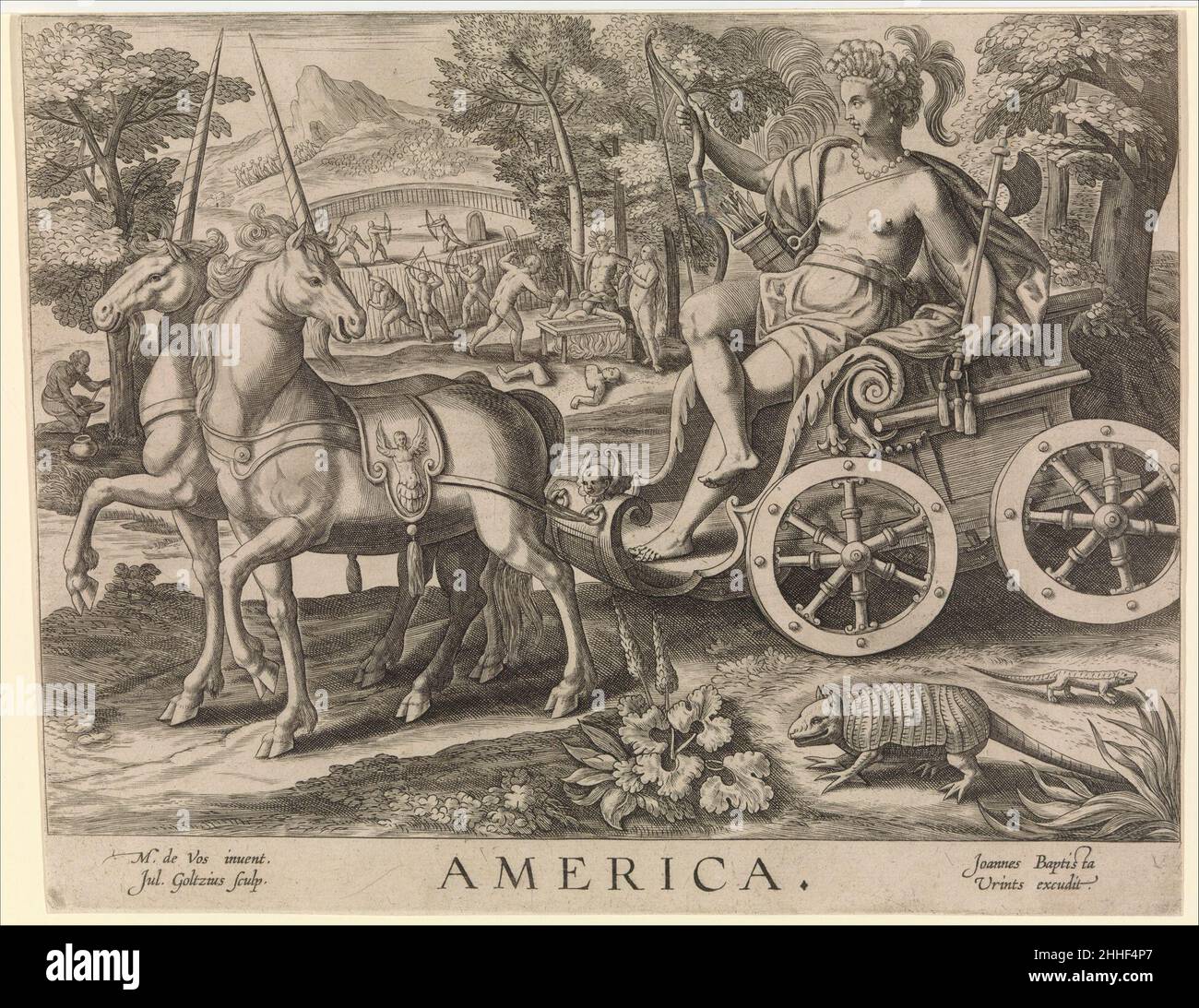 Allegory of America, from The Four Continents ca. 1560–1590 Julius ...