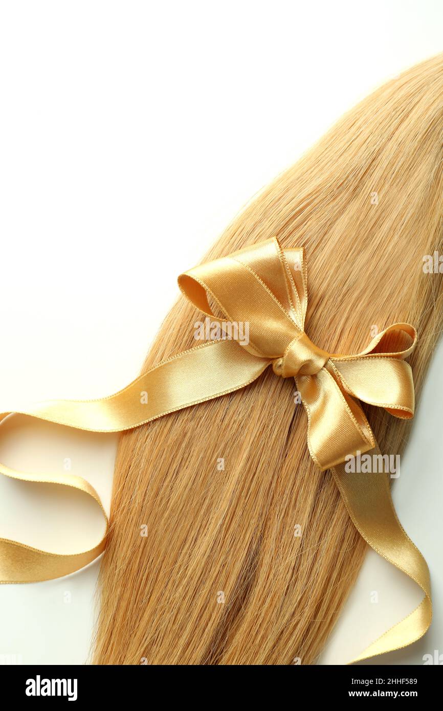 Lock of hair and bow hi-res stock photography and images - Alamy