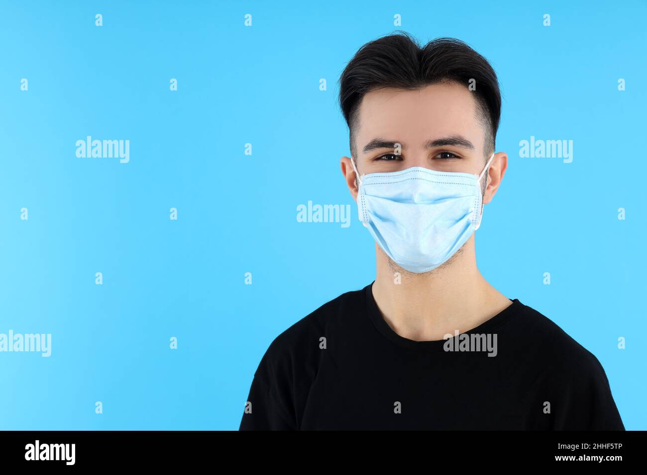 Cool young guy face mask hi-res stock photography and images - Alamy