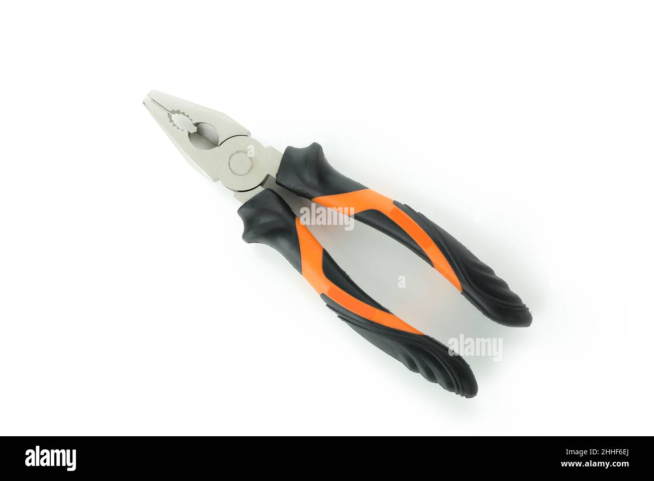 Pliers isolated on white background, close up Stock Photo - Alamy