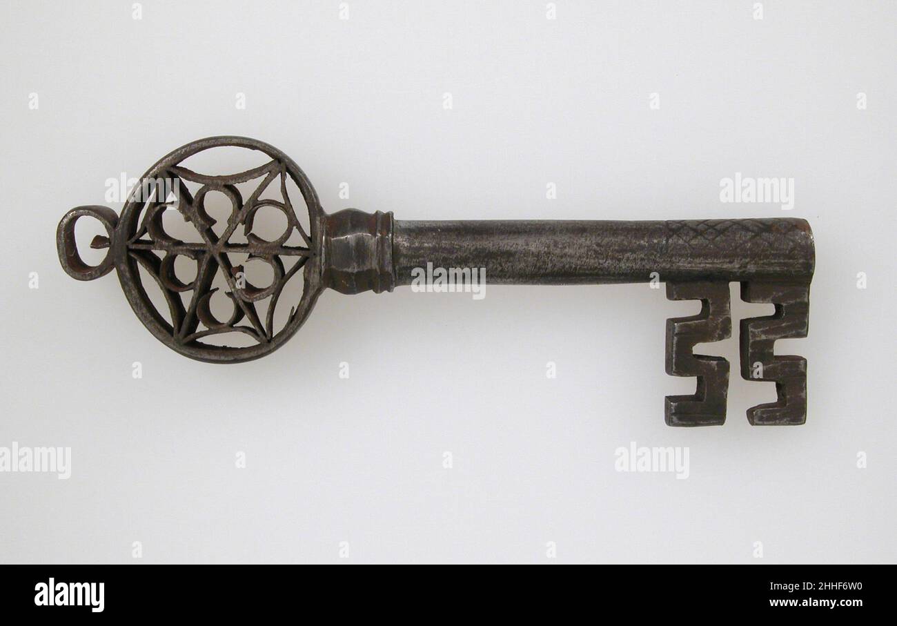 Key 15th–16th century Catalan The decoration of Gothic iron locks and ...