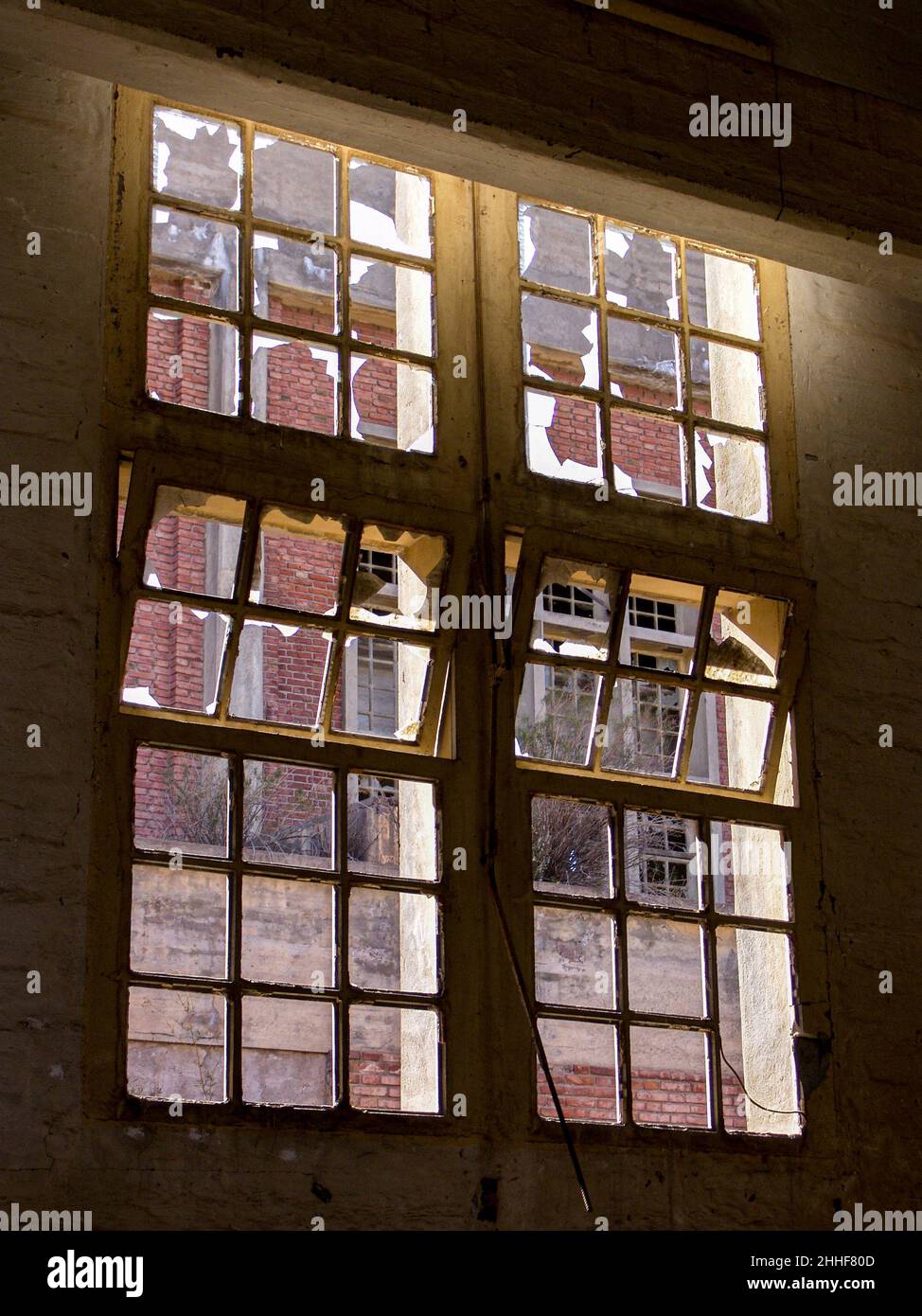 Old Factory grunge rusty abandoned construction retro window Stock ...
