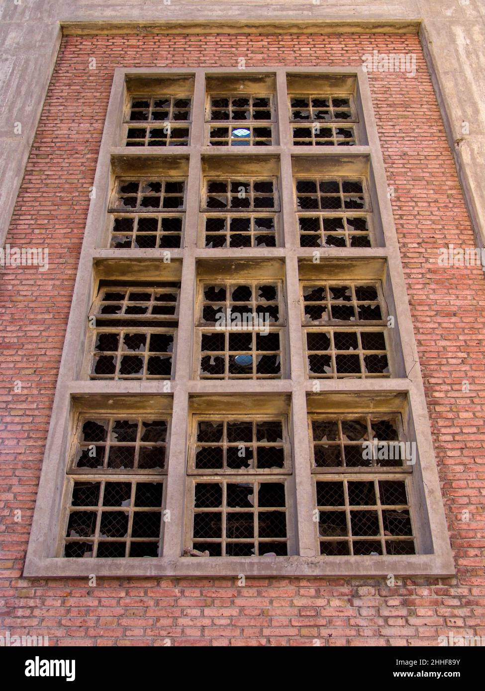 Old Factory grunge rusty abandoned construction retro window Stock ...