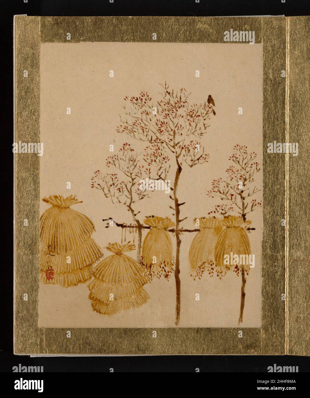 Rice Stacks and Trees Shibata Zeshin Japanese. Rice Stacks and Trees ...