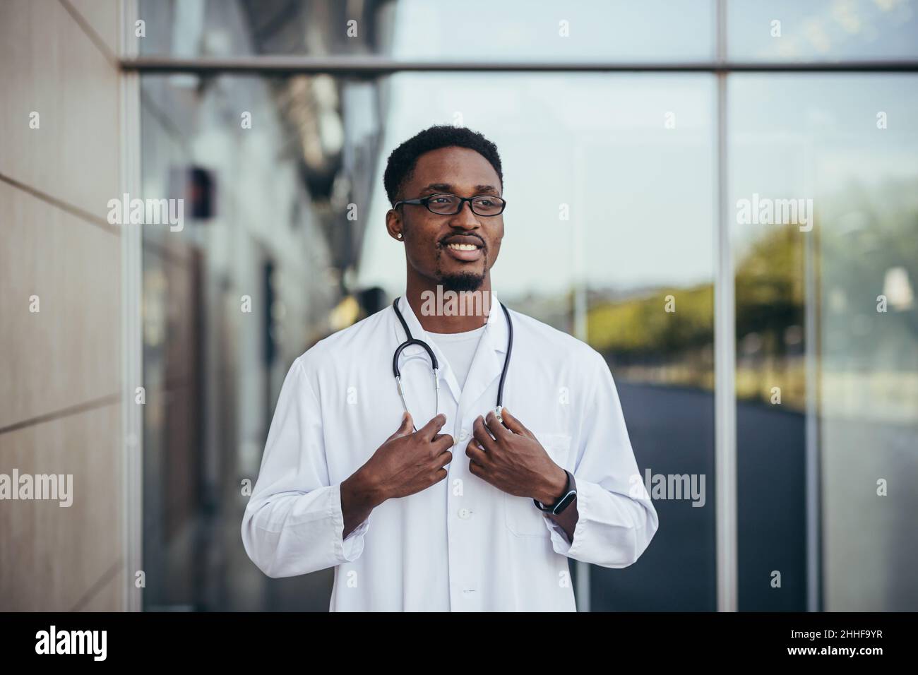 Handsome african american medical doctor hi-res stock photography and ...