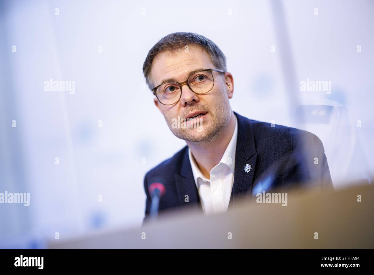 Munich, Germany. 24th Jan, 2022. Stephan Beer, head of Munich's ...