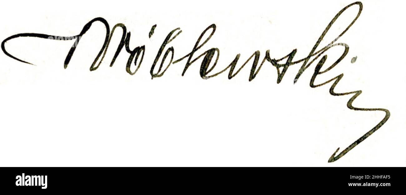 Stanislaw Wroblewski general signature Stock Photo - Alamy