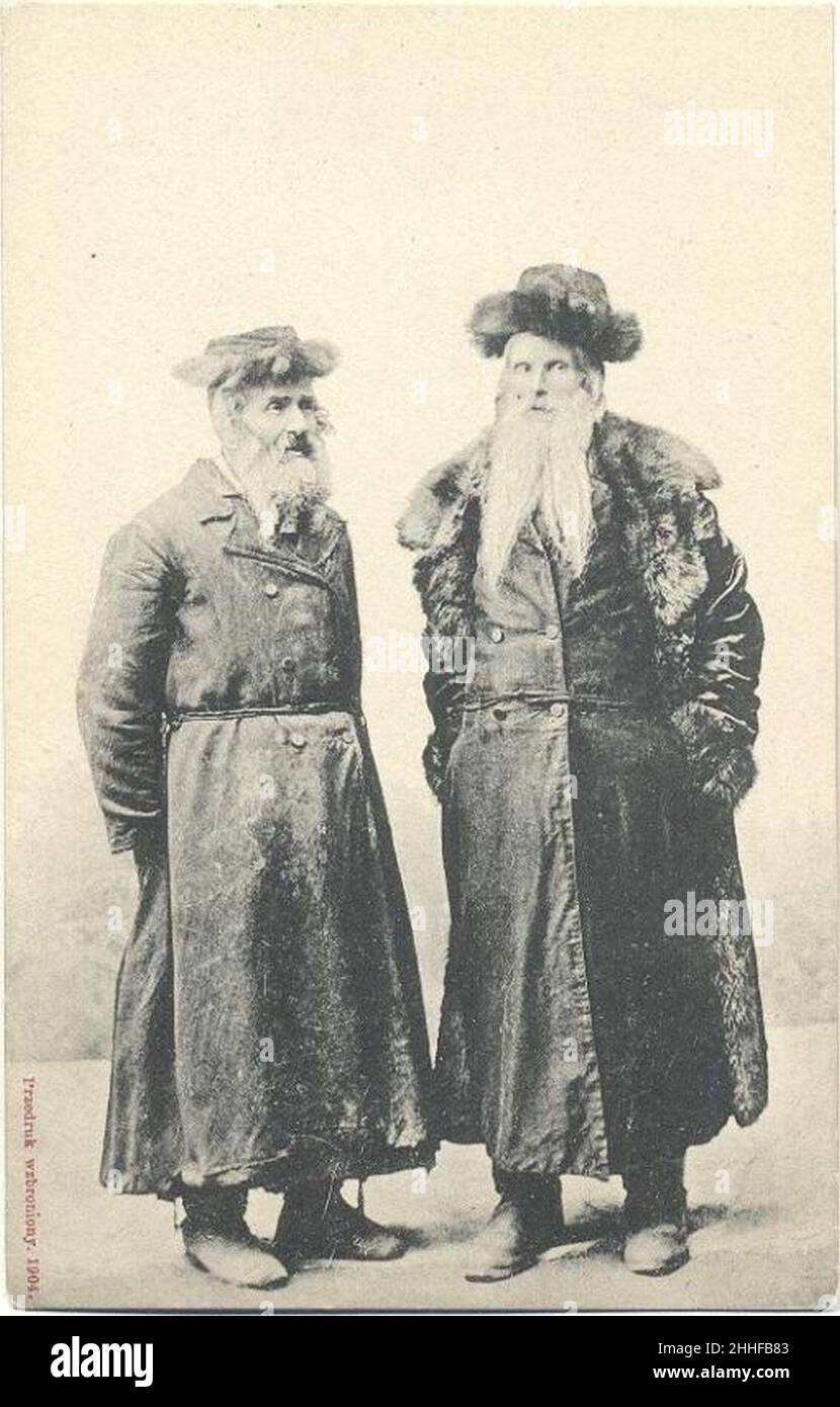 Stanislawow, old postcard, Jews Stock Photo - Alamy
