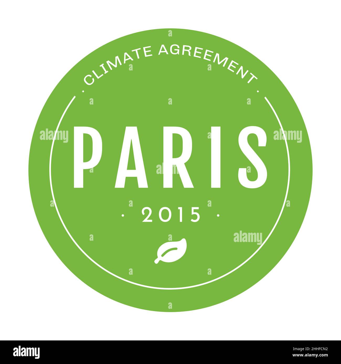 Paris climate agreement logo Cut Out Stock Images & Pictures - Alamy