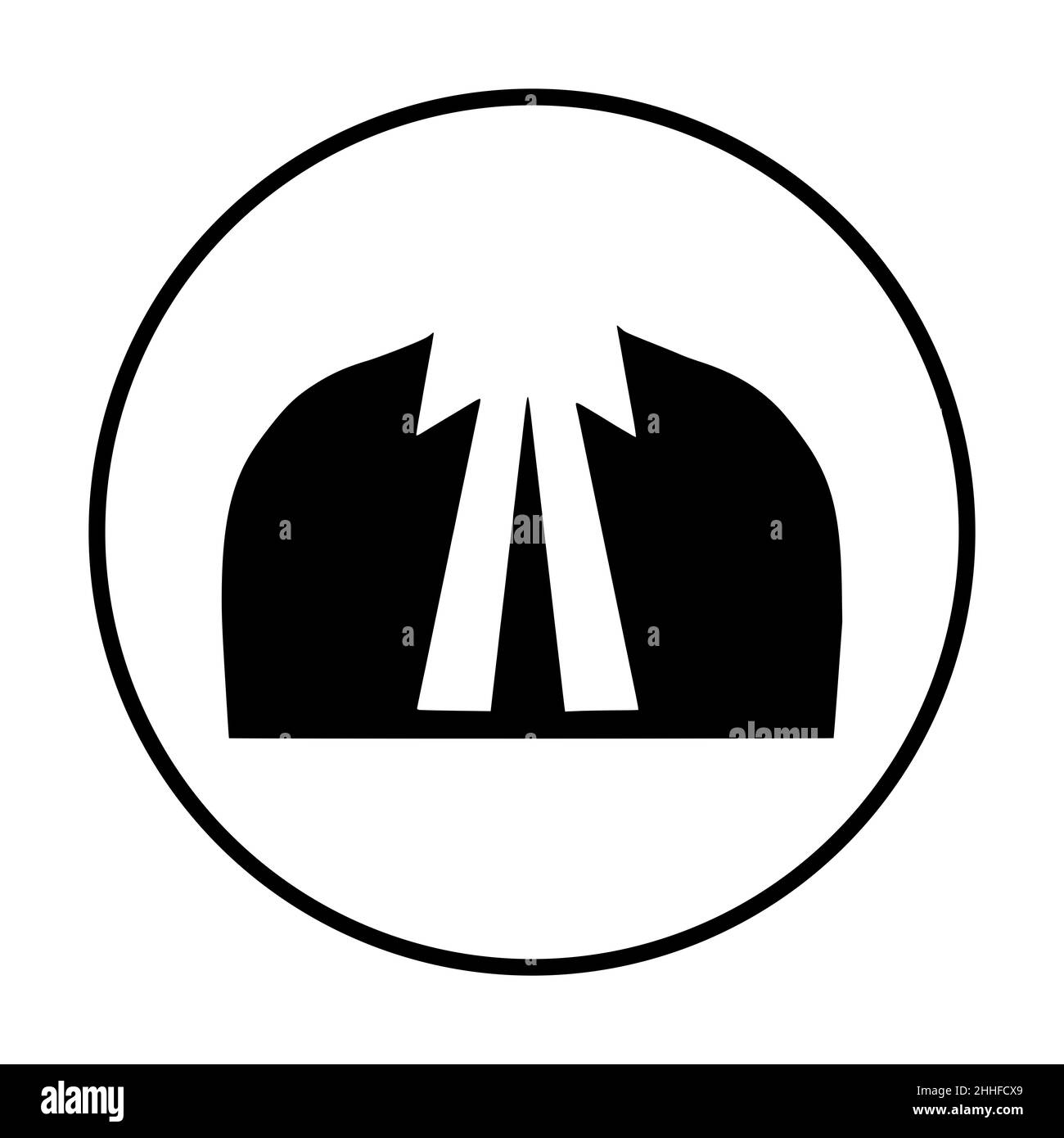 Advocate symbol icon illustration Stock Photo - Alamy