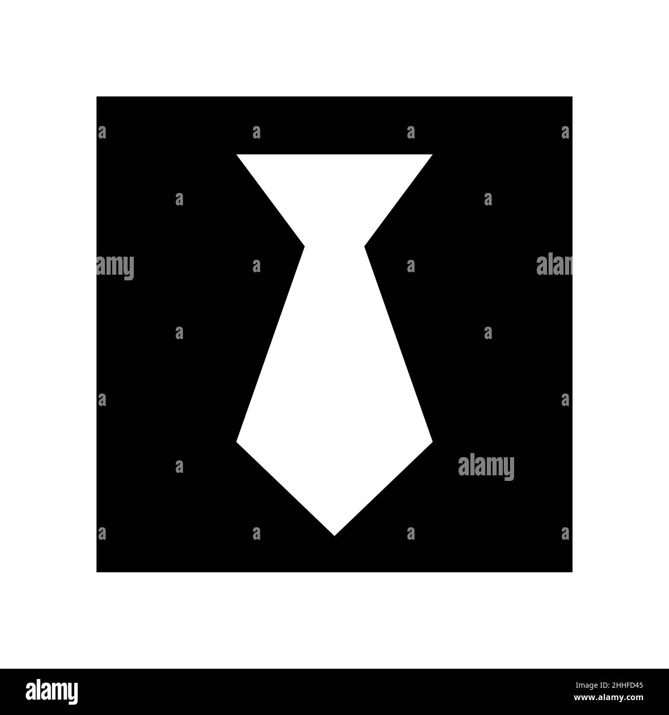 Tie symbol icon Stock Photo - Alamy