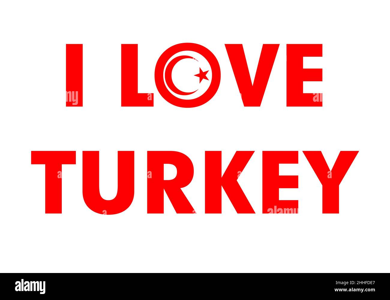 Love message turkey hi-res stock photography and images - Alamy