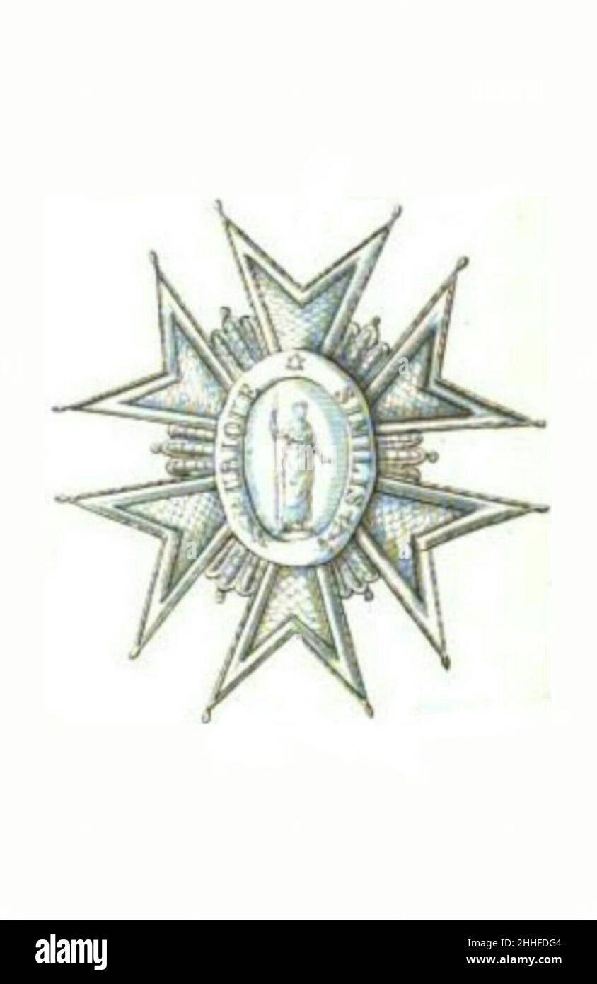 Star of Order of Saint Joseph (Tuscany Stock Photo - Alamy