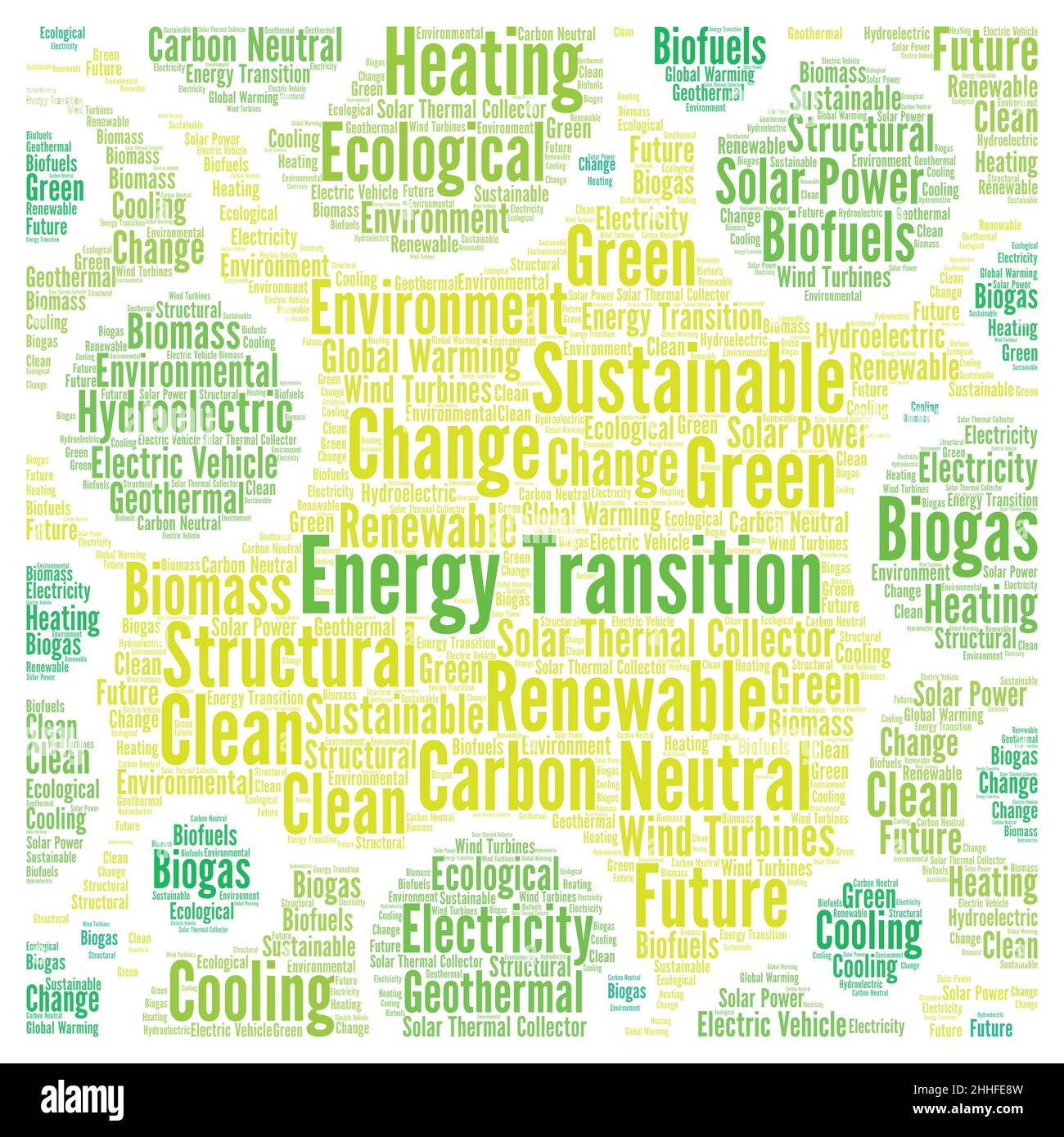 Renewable energy transition concept Cut Out Stock Images & Pictures - Alamy