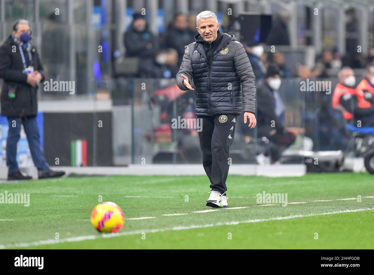 Milano, Italy. 22nd, January 2022. Alberto Bertolini of Veneiza seen on ...