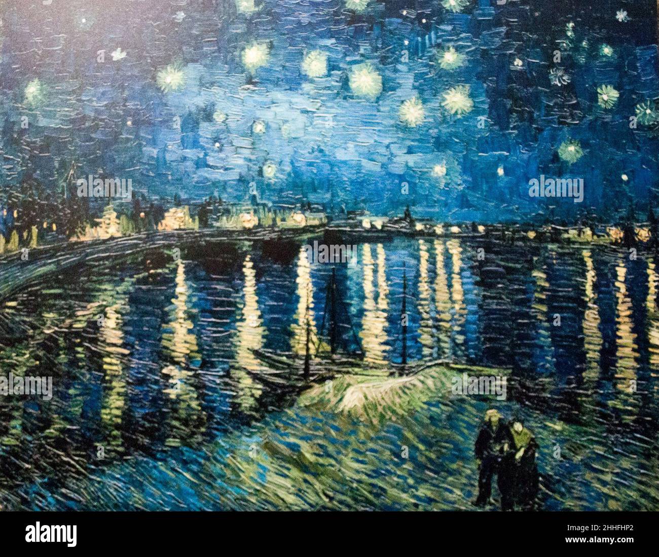 Starry night over the rhone hi-res stock photography and images - Alamy