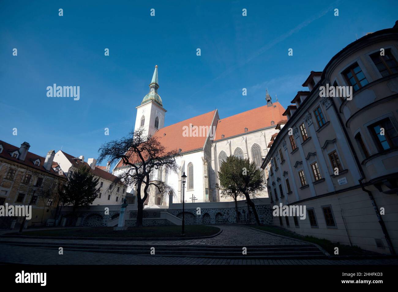 Bratislava, Slovakia. 19th Jan, 2022. View of the Cathedral of St ...