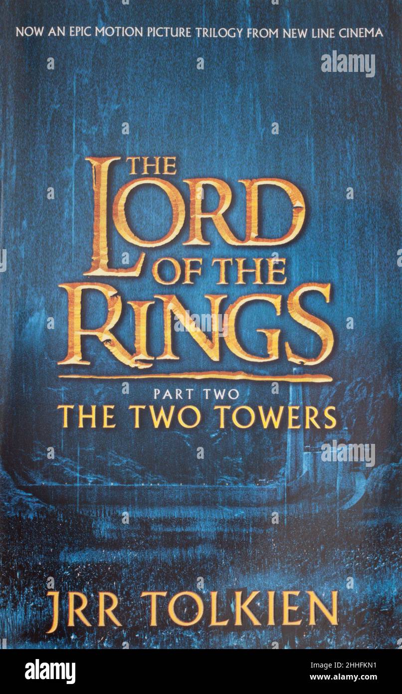 Lord Of The Rings Two Towers Book Cover
