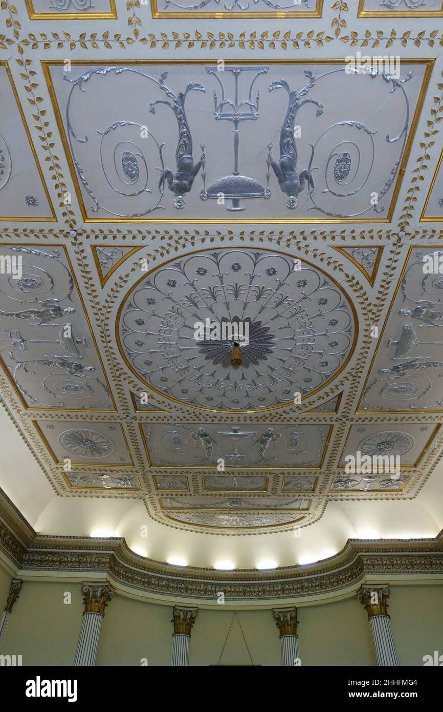 State Drawing Room ceiling Stock Photo - Alamy