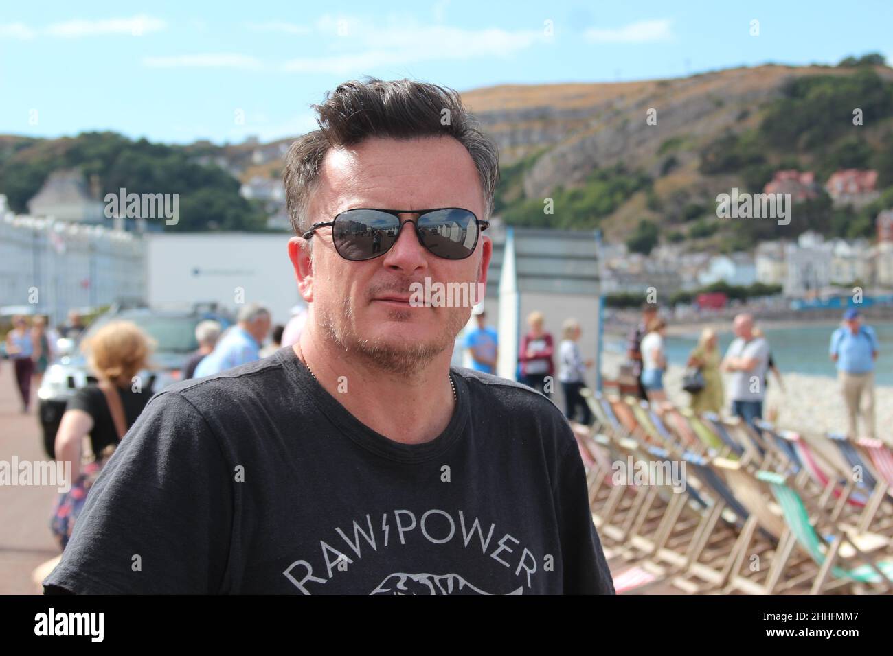 Andy Goddard directing six minutes to midnight in Llandudno North Wales ...