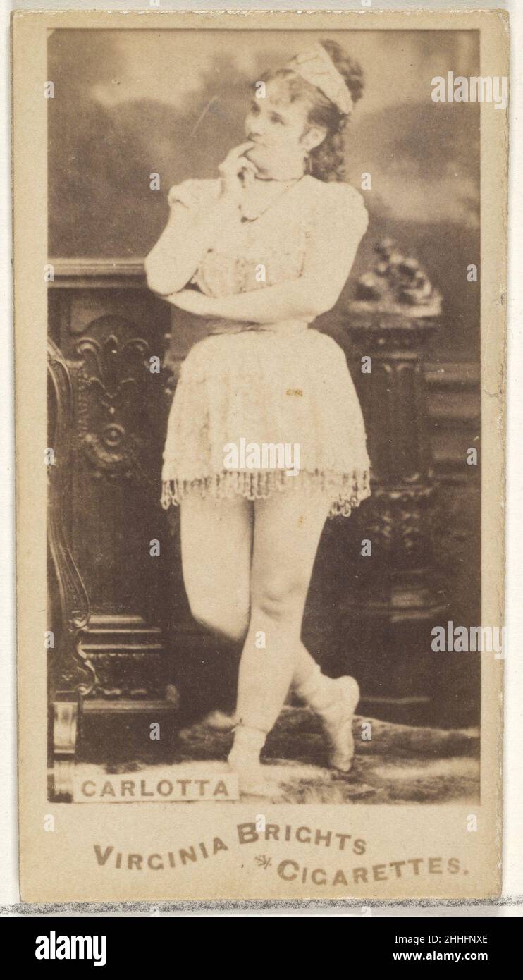 Carlotta, from the Actors and Actresses series (N45, Type 1) for ...