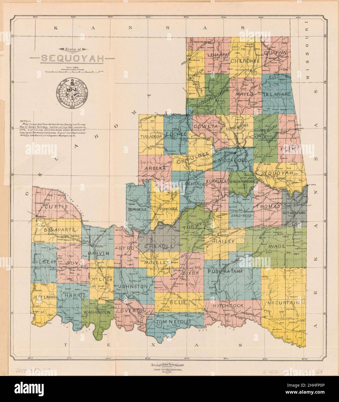 State of sequoyah hi-res stock photography and images - Alamy