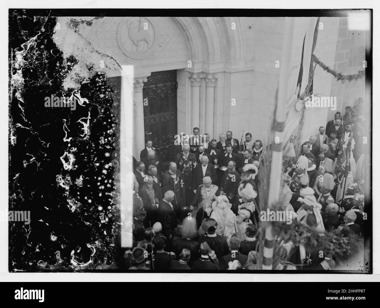 State visit to Jerusalem of Wilhelm II of Germany in 1898. Dedication ...