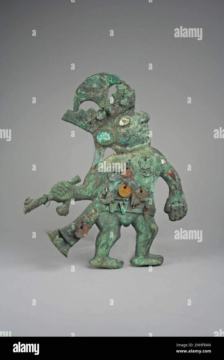 Profile Warrior Ornament 6th–7th century Moche (Loma Negra) This ...