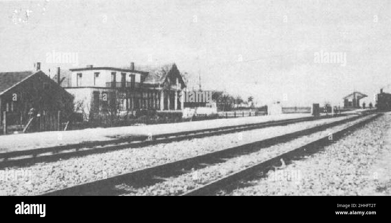 Station Nieuw Scheemda t Waar Stock Photo - Alamy