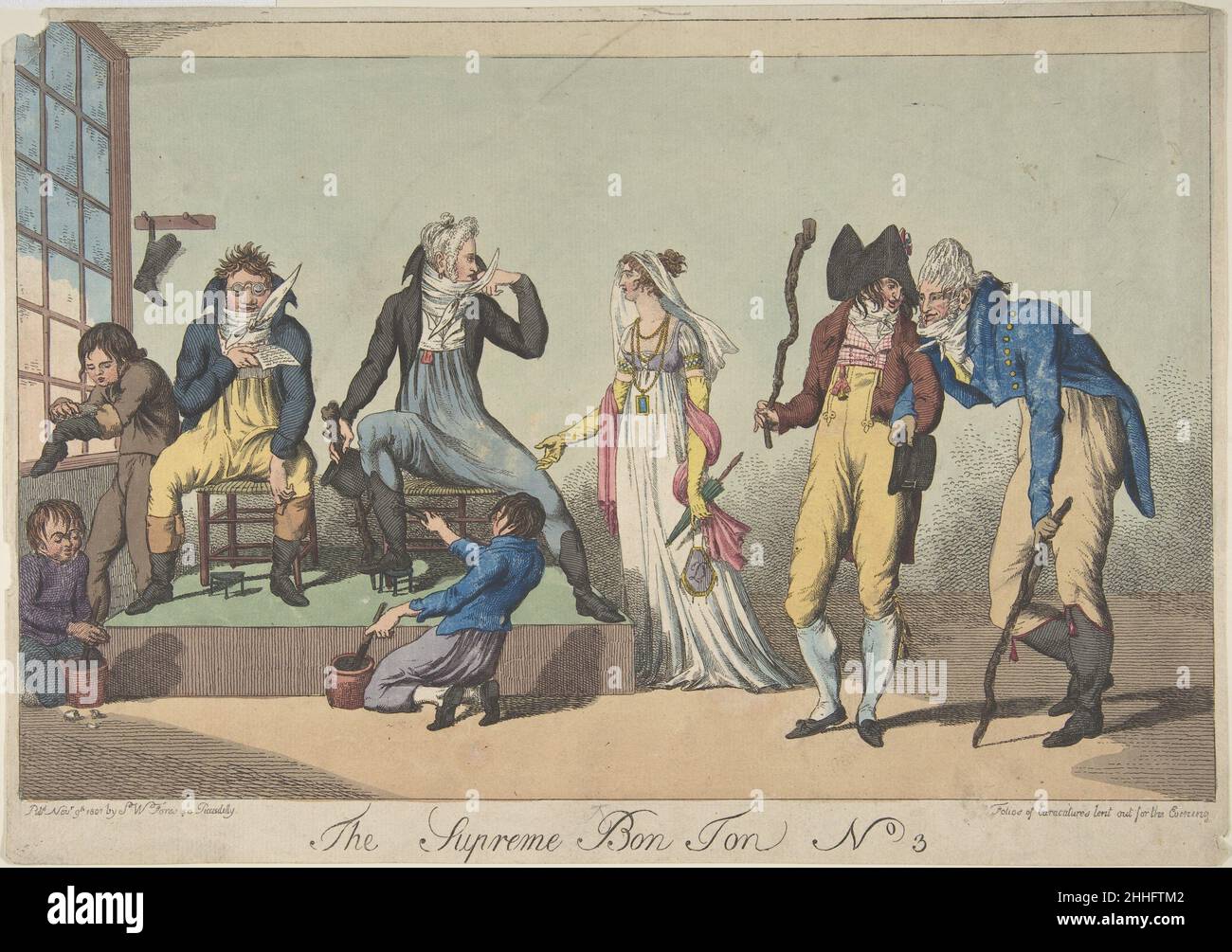 The Supreme Bon Ton, No. 3 November 9, 1801 Attributed to Charles ...
