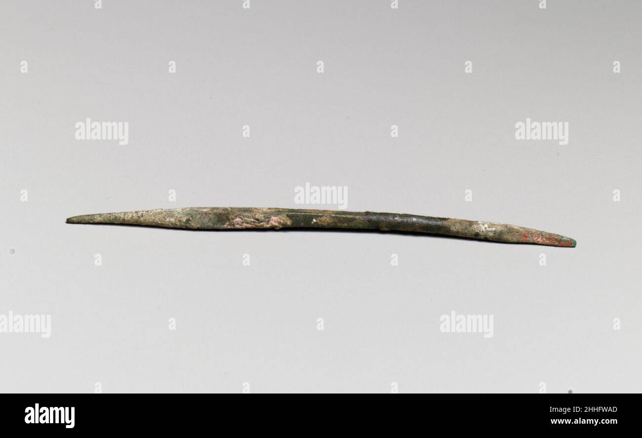 Bronze punch ca. 3000–1050 B.C. Minoan The shaft is rectangular below ...