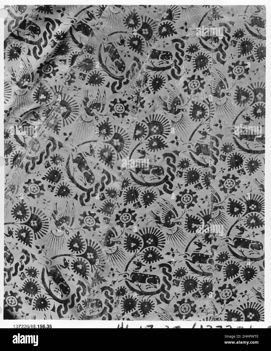 Textile late 14th–early 15th century Italian. Textile 468128 Stock ...
