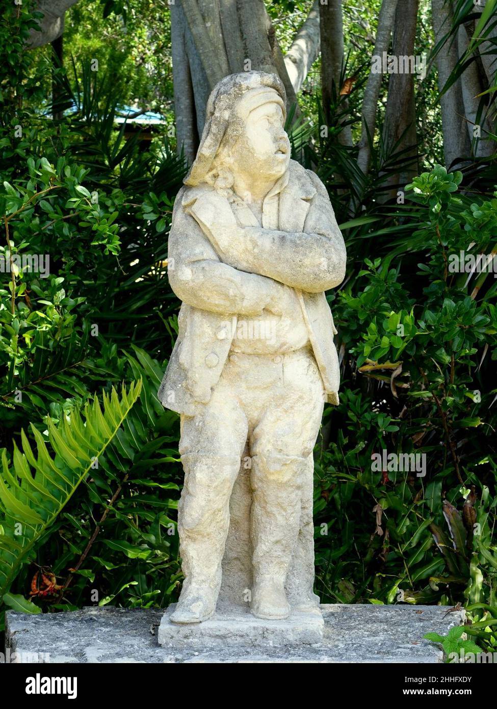 Statue - Vizcaya Museum and Gardens - Miami, Florida Stock Photo - Alamy