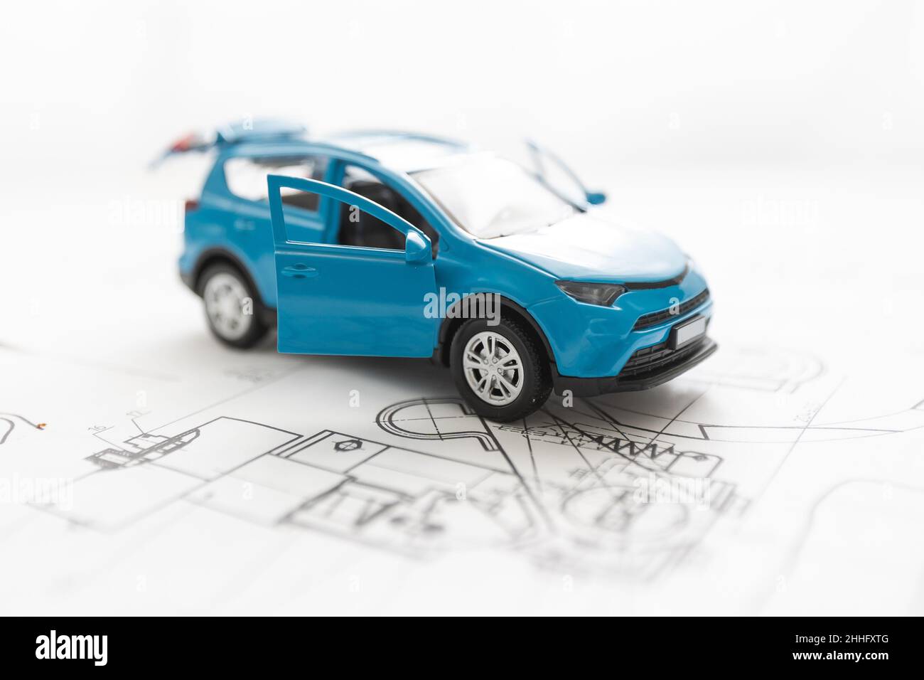 Picture of the concept of installment payments car rentals via credit ...