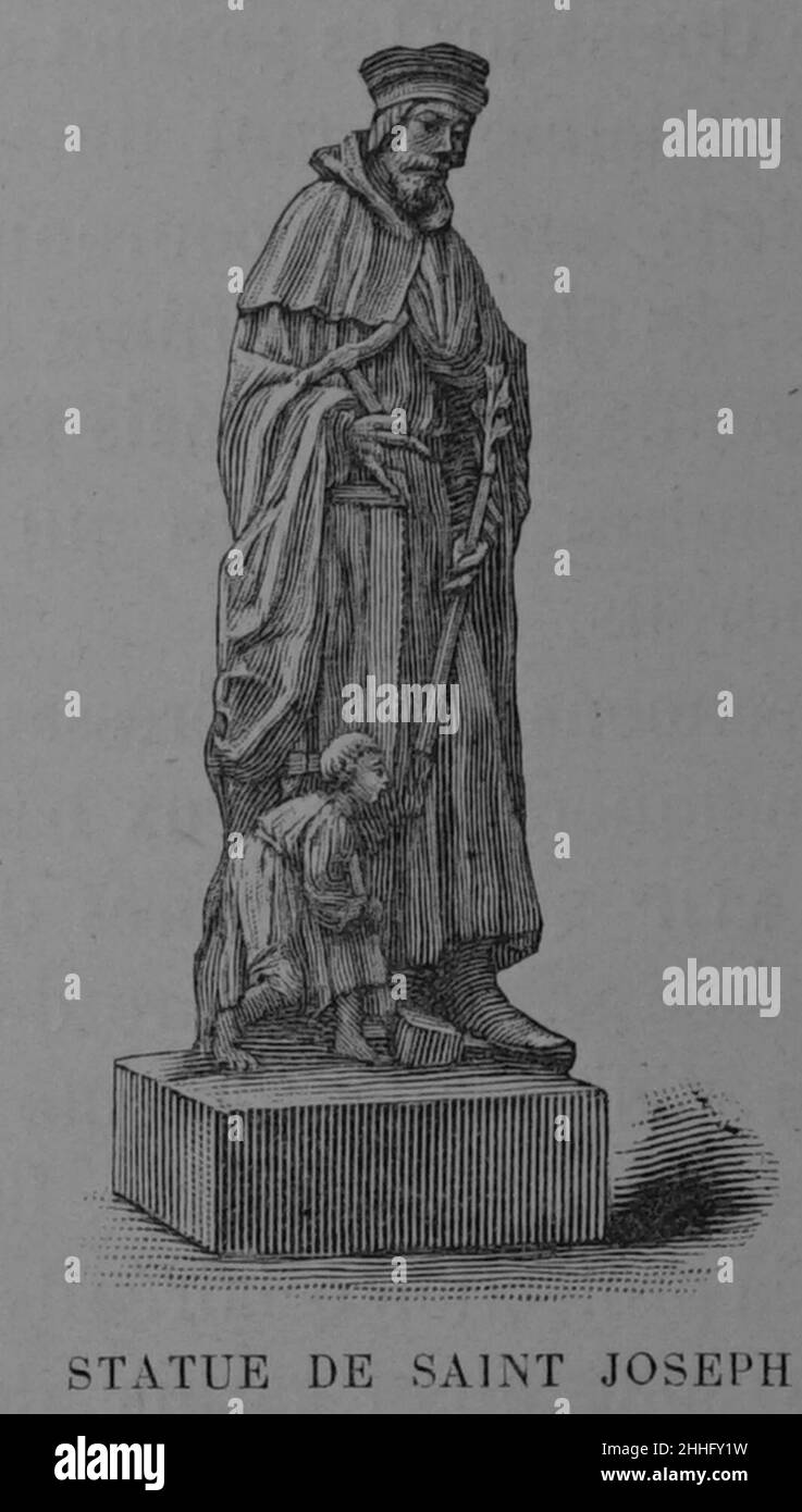 Statue de Joseph st-Marcoul Stock Photo - Alamy