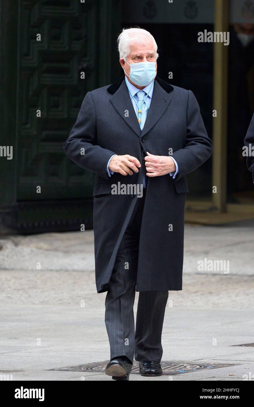 24-01-2022 Madrid Carlos Fitz-James Stuart, 19th Duke of Alba, attend ...
