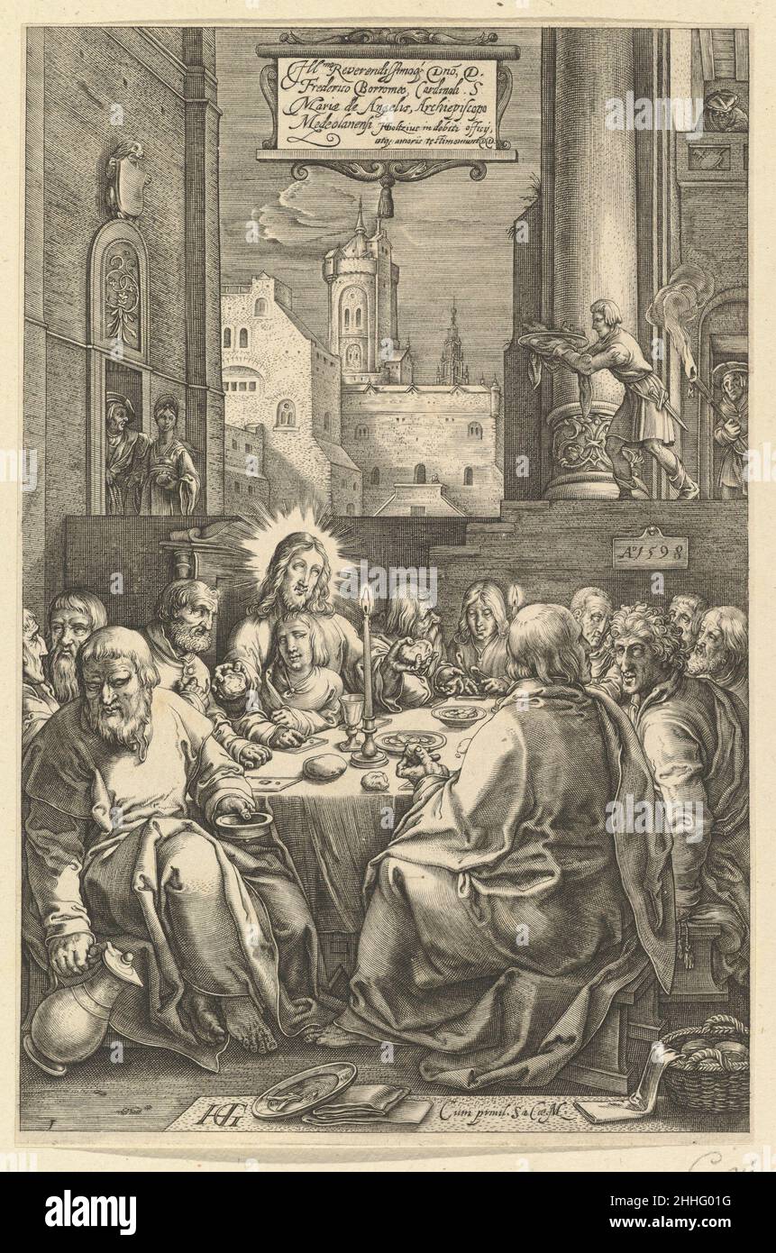 The Last Supper, from The Passion of Christ ca. 1598–1617 Anonymous ...