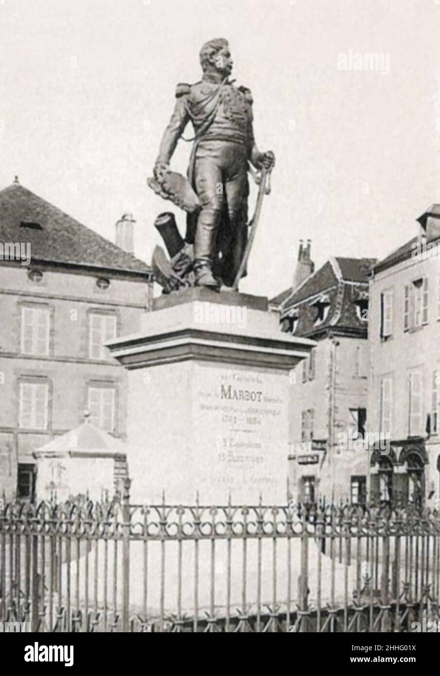 Statue of General Marbot Stock Photo - Alamy