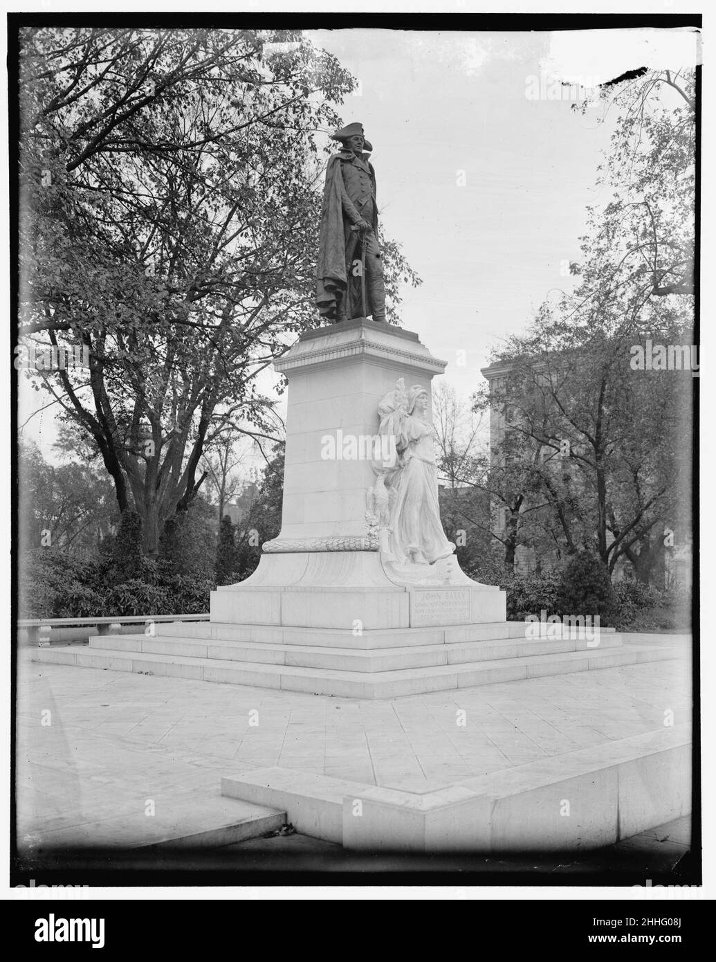 Statue of John Barry, Commodore United States Navy Stock Photo - Alamy